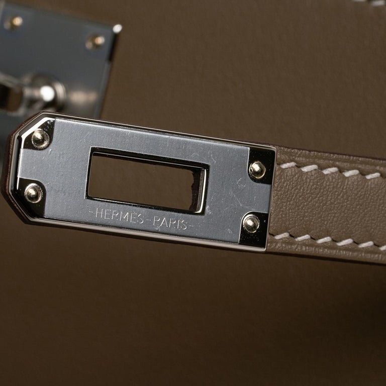 Kelly Danse Etoupe Swift Leather Palladium Hardware New w/ Box at ...