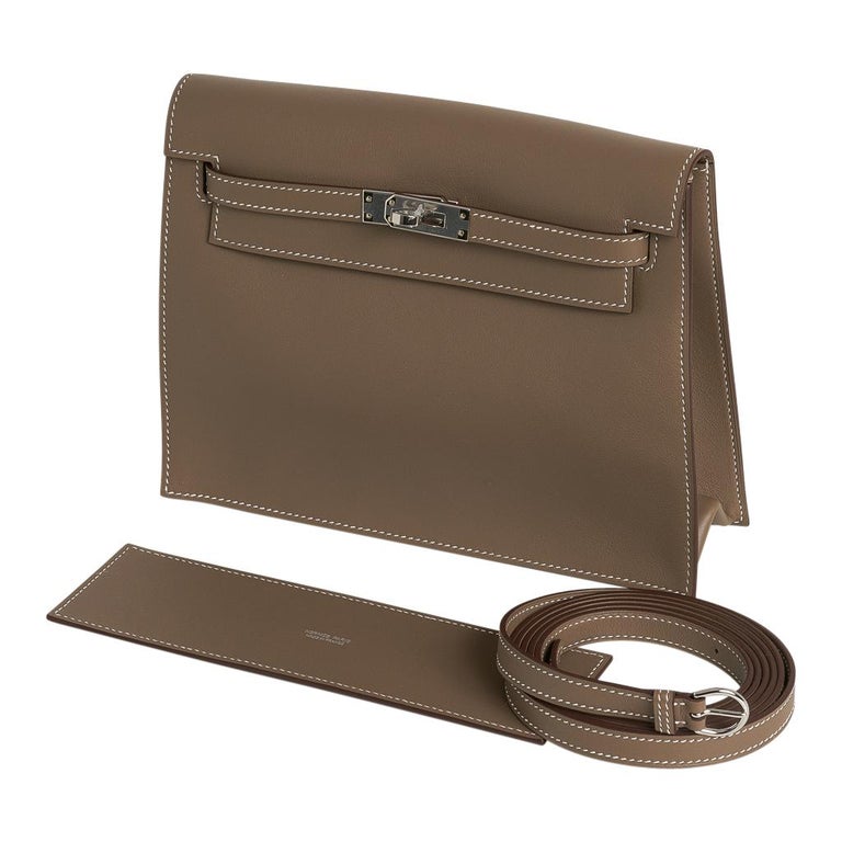 Kelly Danse Etoupe Swift Leather Palladium Hardware New w/ Box at ...