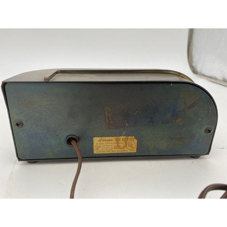 KEM Weber Model 304 "Zephyr" Copper Digital Clock by Lawson, circa 1934 ...