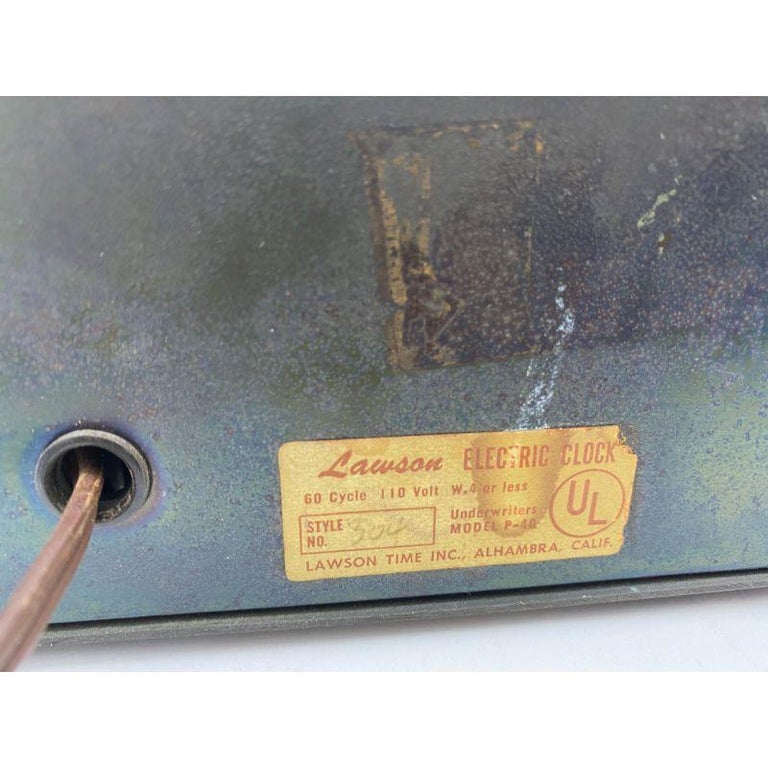 KEM Weber Model 304 "Zephyr" Copper Digital Clock by Lawson, circa 1934 ...