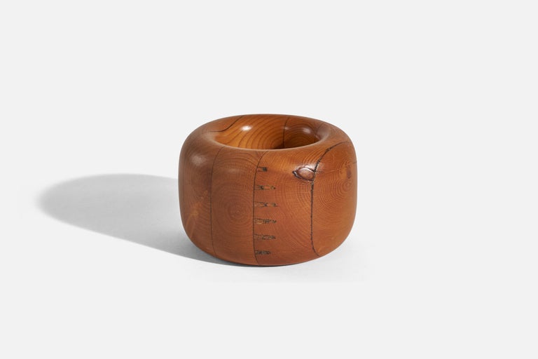 Kemi OY, Bowl, Solid Pine, Finland, c. 1950s For Sale at 1stDibs