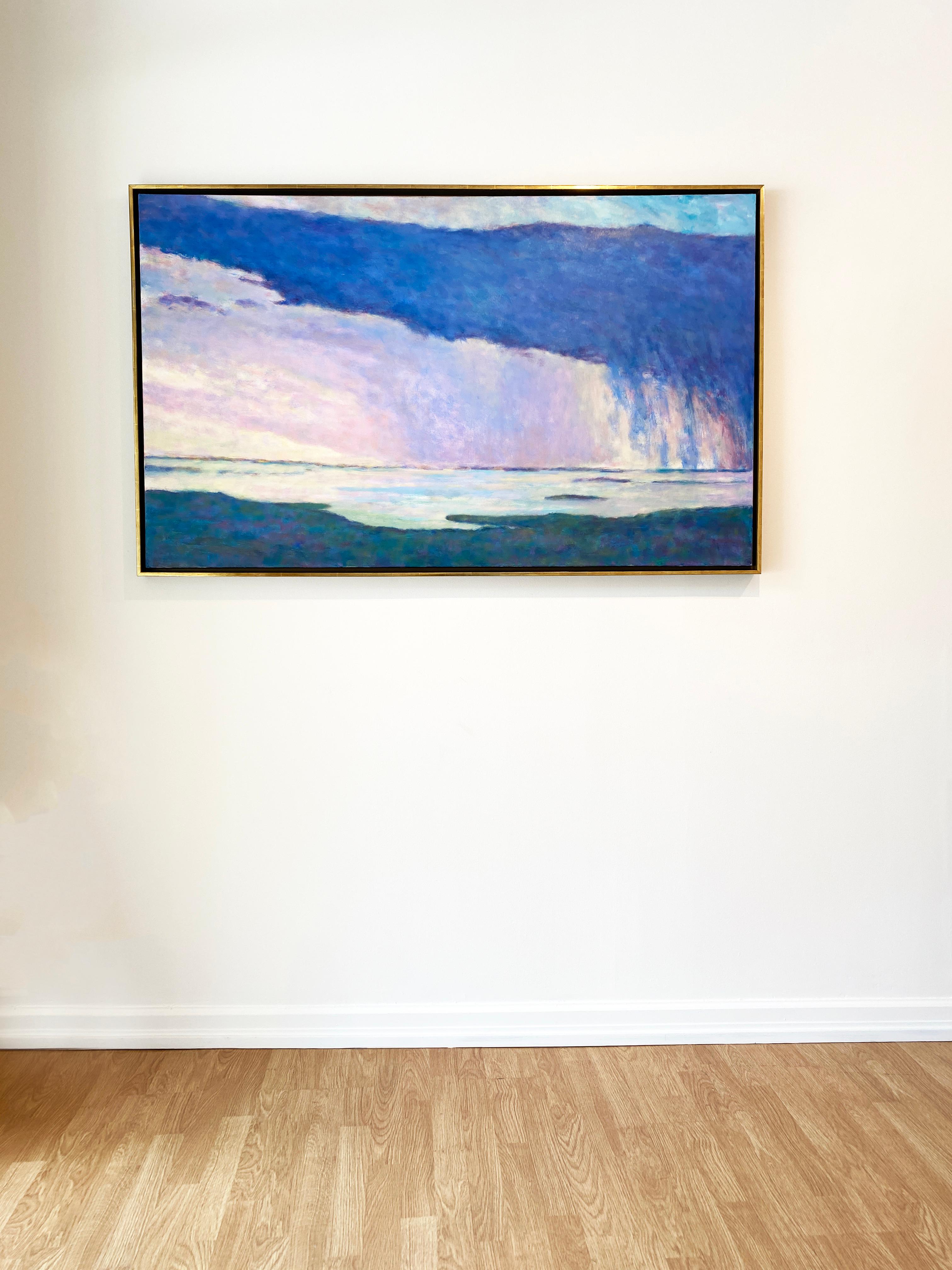 Ken Elliott - Expressionistic landscape oil painting, Weather Moving ...