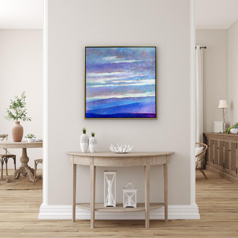 Ken Elliott - "Reluctant Sunset I, " Abstract Landscape Painting For ...