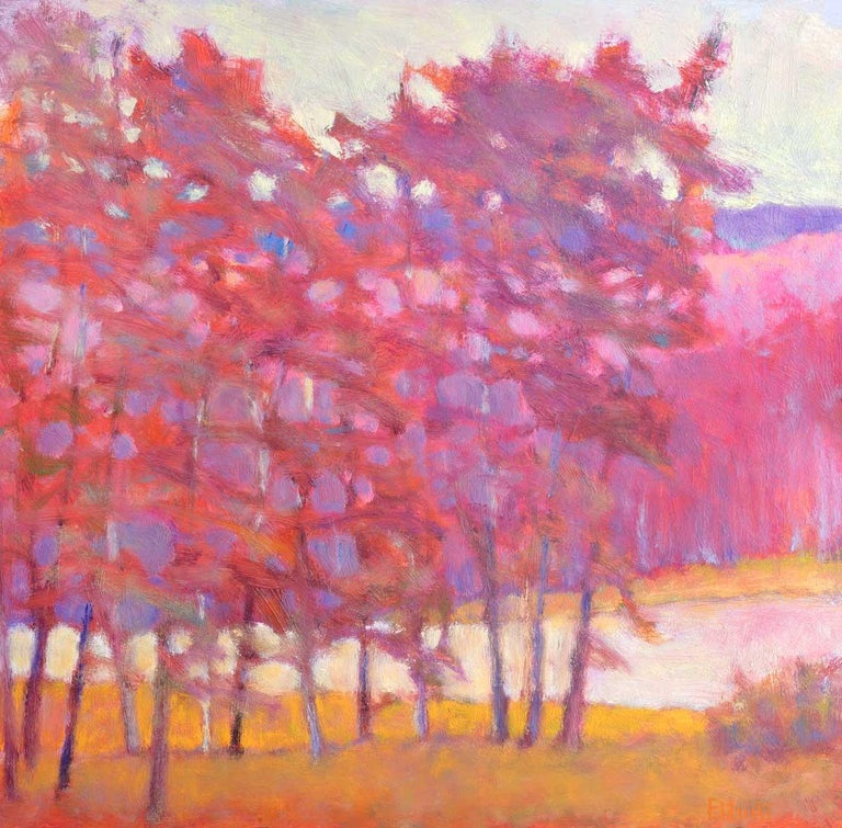 Ken Elliott - "Red Borders, " Framed Limited Edition Giclee Print, 40 ...