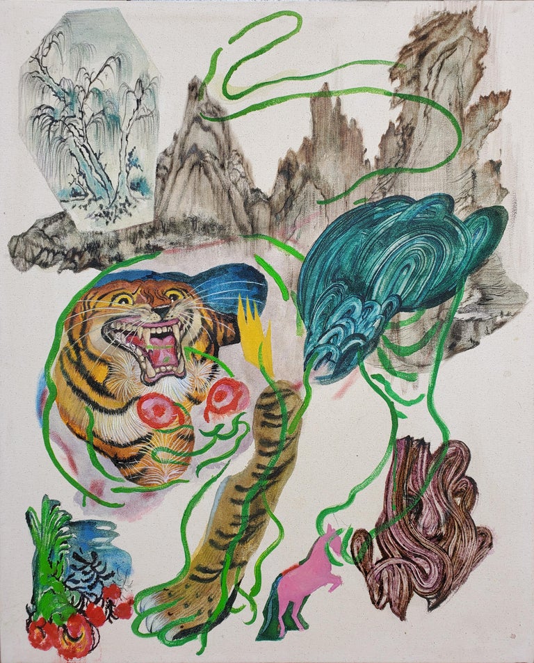 Ken Gun Min - Tiger is Coming Down For Sale at 1stDibs