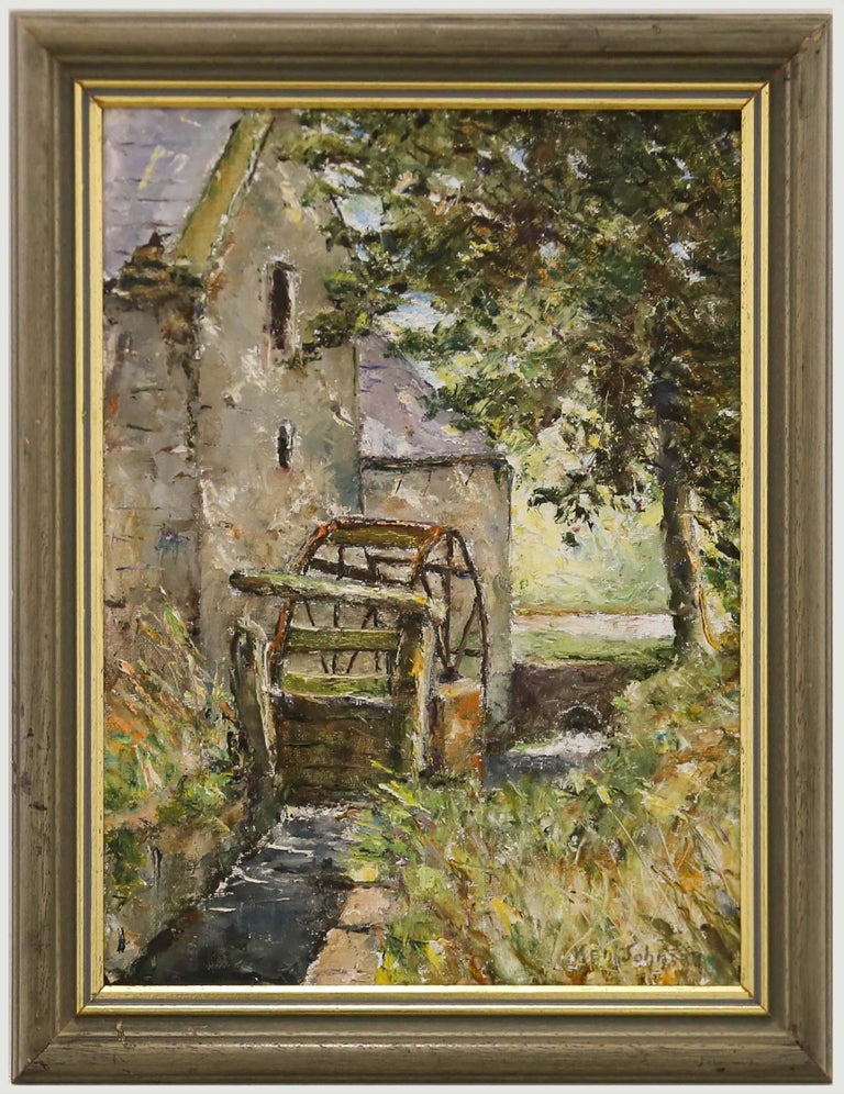 Ken Johnson - Ken Johnson - Framed 20th Century Oil, Kepwick Mill For ...