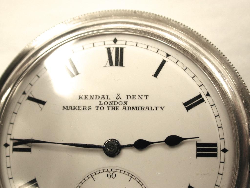 Kendal and Dent Silver Demi-Hunter Pocket Watch, Dated 1924 at 1stDibs ...