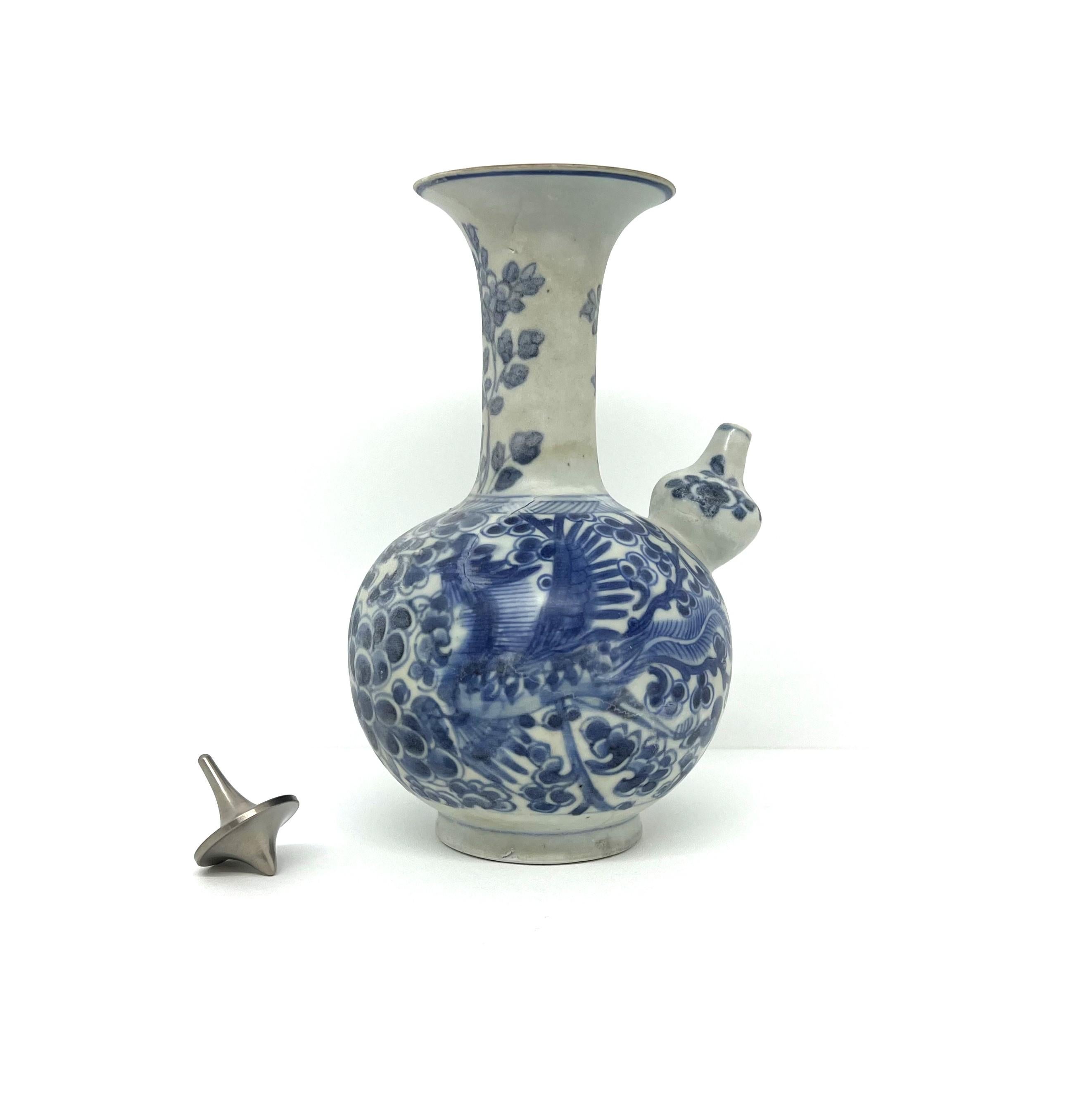 Kendi Blue And White, Qing Dynasty, Kangxi Period, C 1690 For Sale at ...
