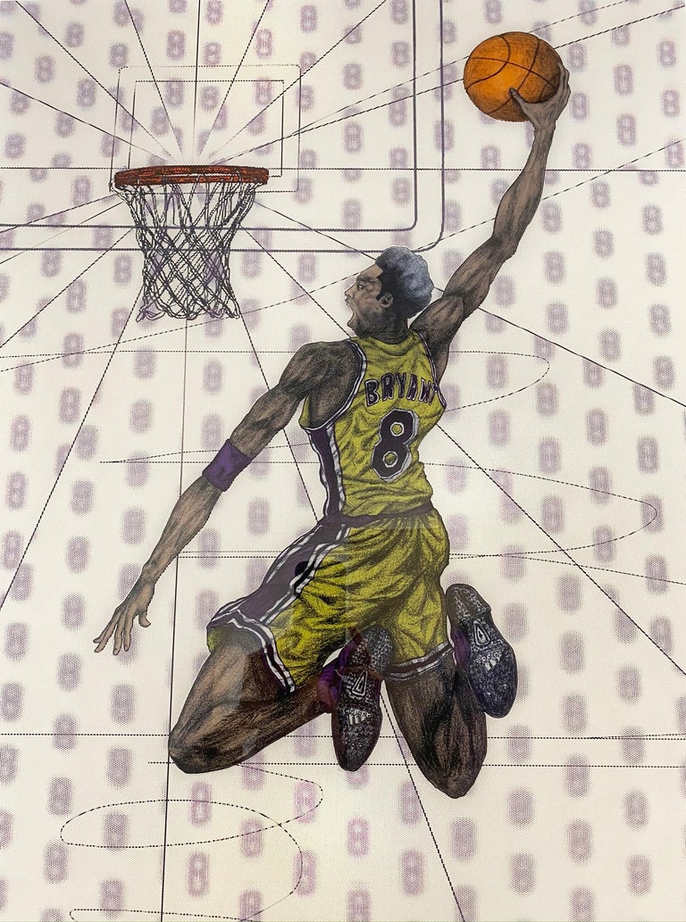 Keng Lau - Kobe Bryant, "Flying Tomahawk", 3D Lenticular limited ...
