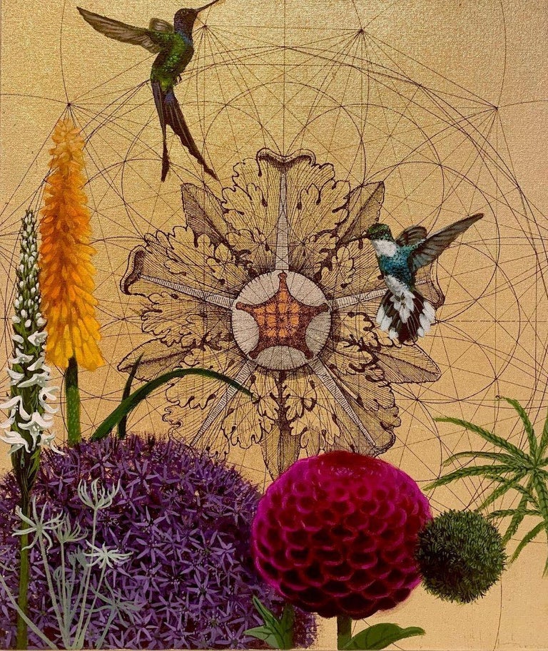 Keng Wai Lee & Marco Araldi - Aurum 10- Contemporary Birds Flowers ...