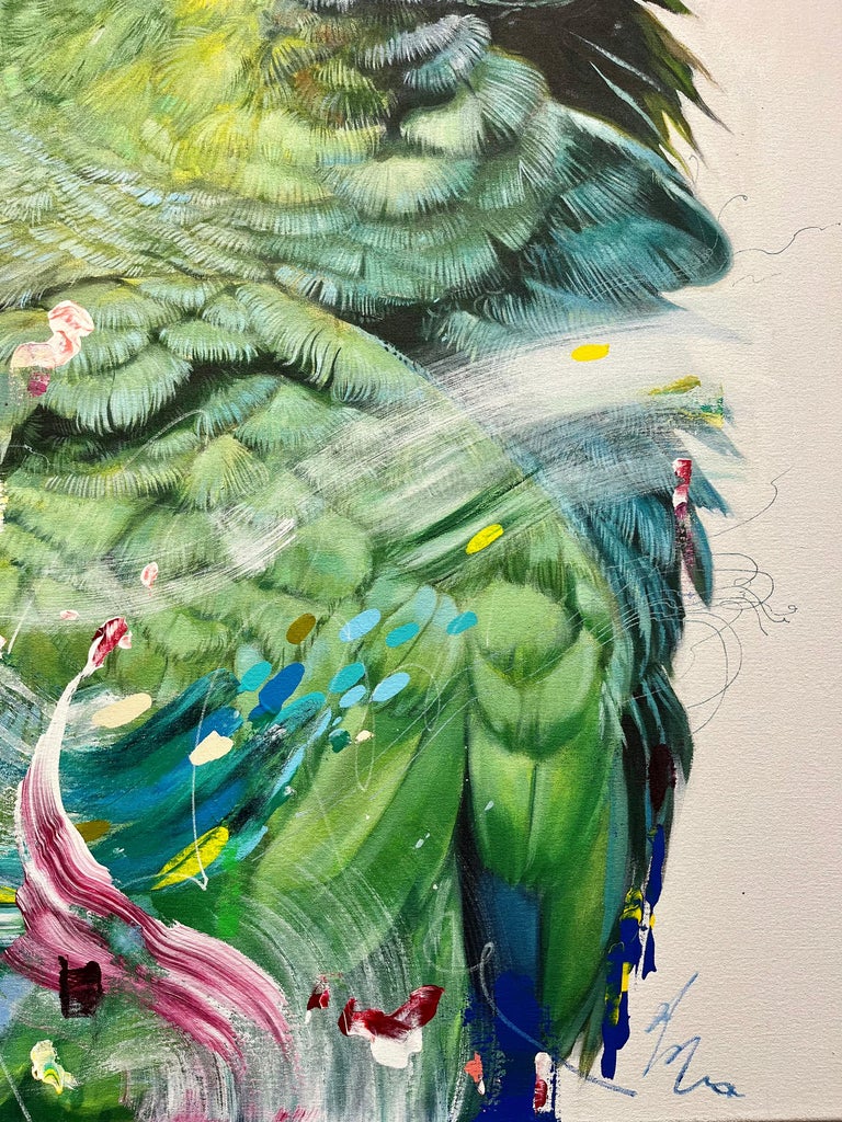 Keng Wai Lee - Arlecchino - contemporary, animal, bird, colourful ...