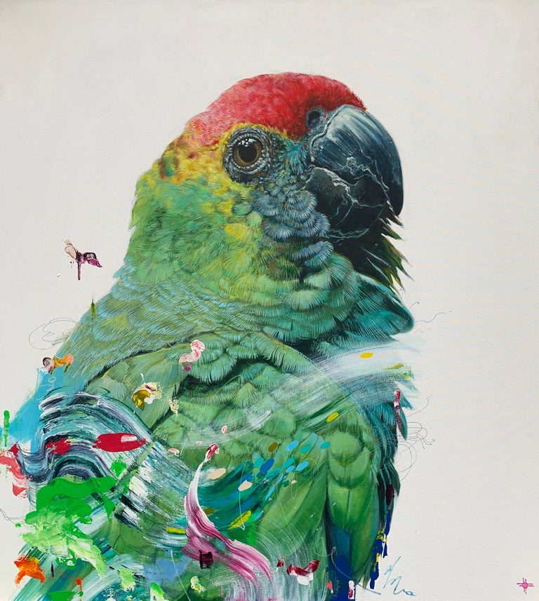 Keng Wai Lee - Arlecchino - contemporary, animal, bird, colourful ...