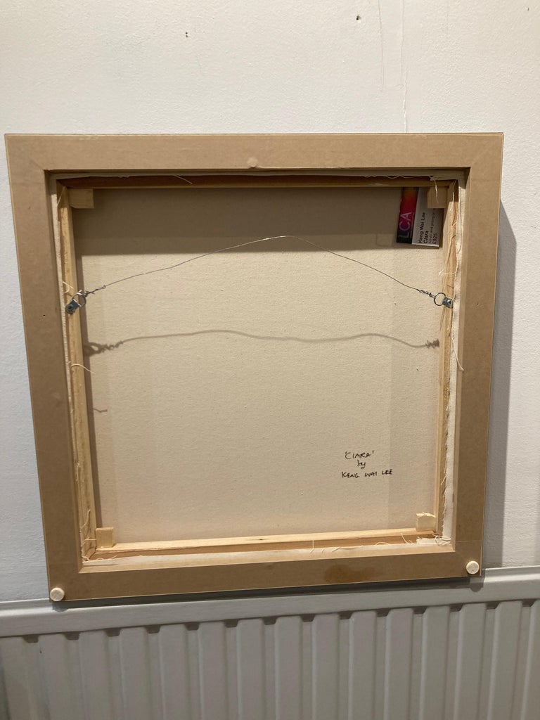 Keng Wai Lee - Clara - contemporary hummingbird flowers gold mixed ...