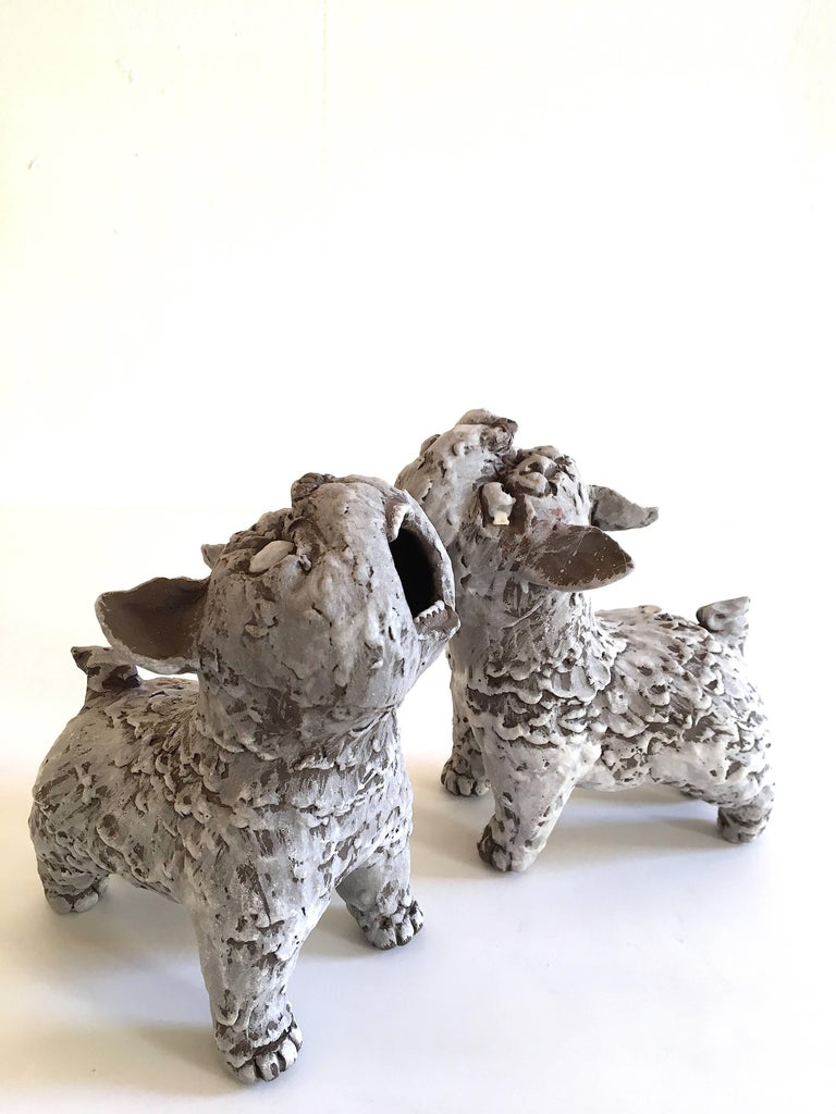 Kenjiro Kitade - Ceramic Dogs: 'Guardian Dogs #2' at 1stDibs
