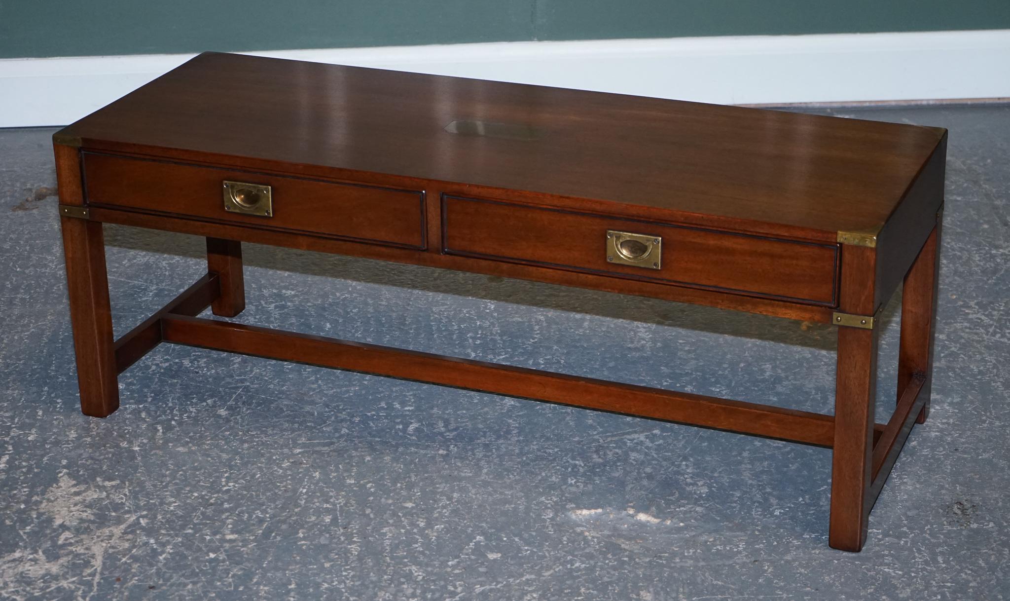 Kennedy for Harrods London Military Campaign Coffee Table with 2 ...