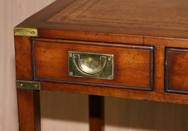 Kennedy Furniture Harrods Mahogany Leather Military Campaign Writing ...