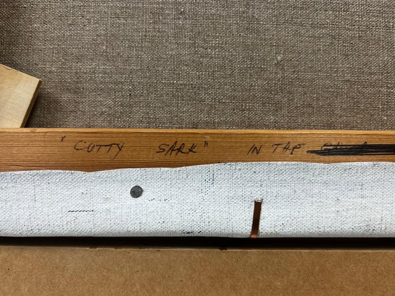 Kenneth Grant - The Cutty Sark Sailing Ship on High Seas, Huge British ...