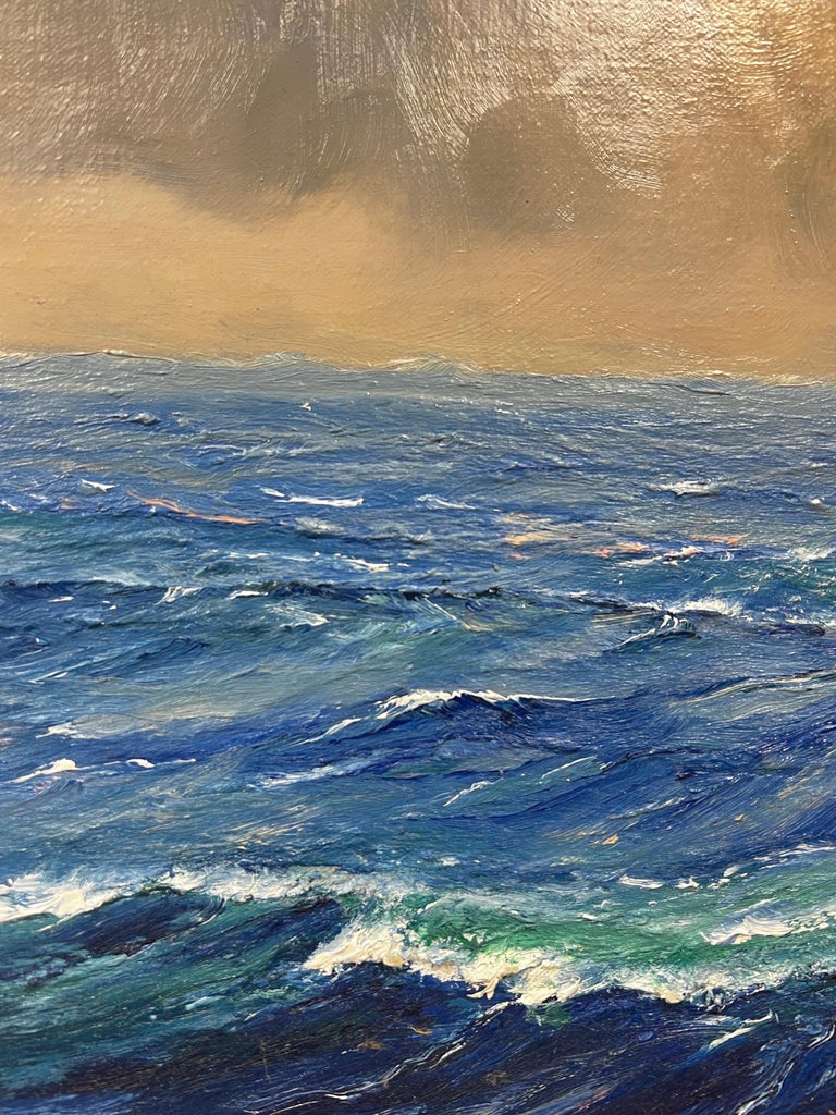 Kenneth Grant - The Cutty Sark Sailing Ship on High Seas, Huge British ...