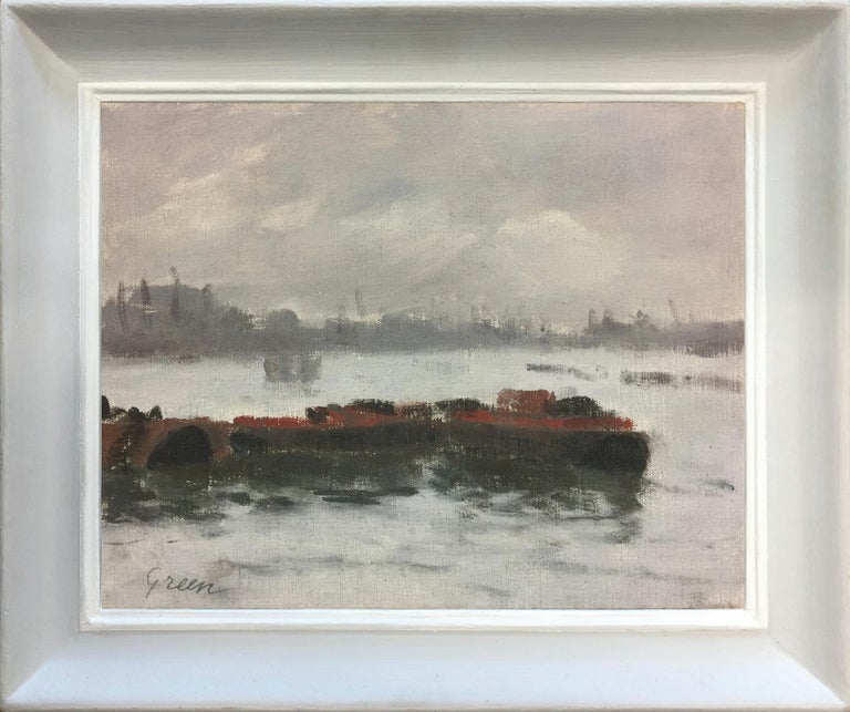 Kenneth Green - Kenneth Green (Australian 1916-1973) Thames Barges at ...