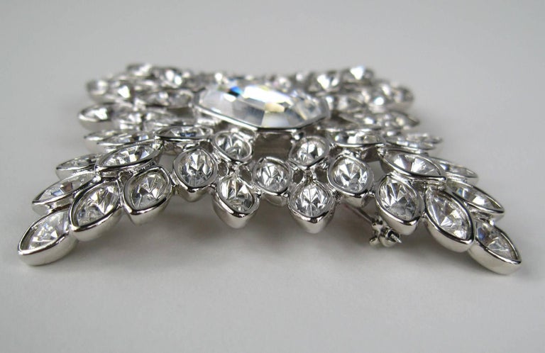 Kenneth Jay Lane KJL Brooch Cruciform Star Pin For Sale at 1stDibs