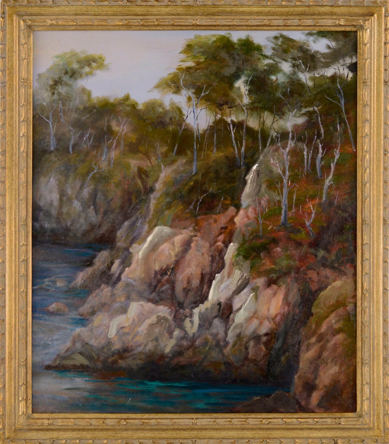 Kenneth Lucas - Monterey Coastal Trees Landscape For Sale at 1stDibs