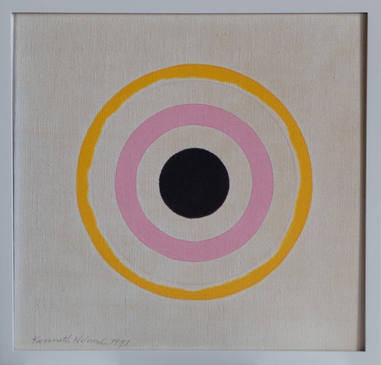 Kenneth Noland - "Untitled" by Kenneth Noland, Acrylic and ink on linen ...