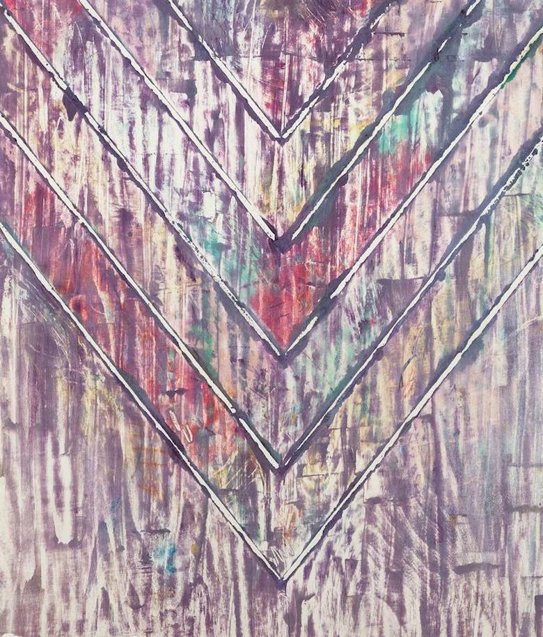 Kenneth Noland - Chevron at 1stDibs | kenneth noland chevron, kenneth ...