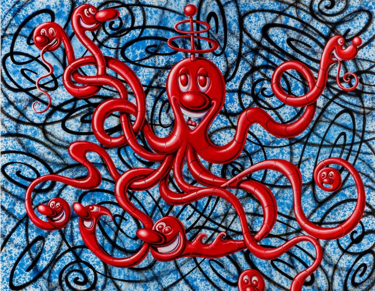 Kenny Scharf - Controlopuss For Sale at 1stDibs