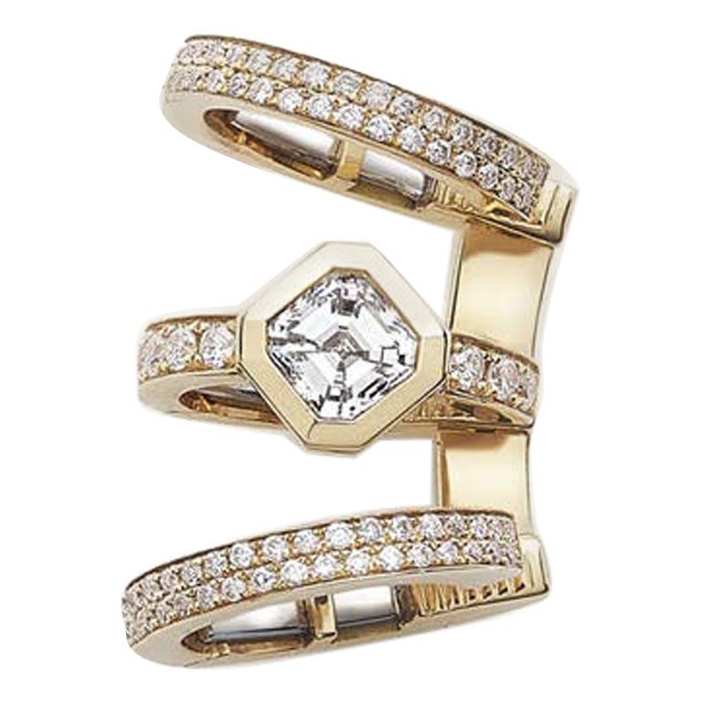 Ella Gafter Diamond Earcuff For Sale at 1stDibs