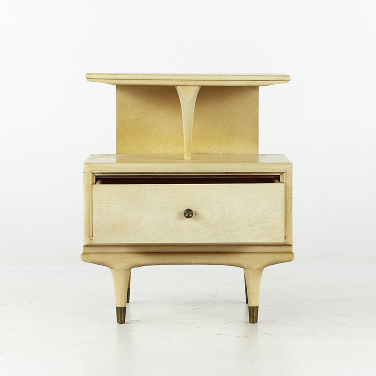 Kent Coffey Continental Midcentury Nightstands, Pair For Sale at 1stDibs