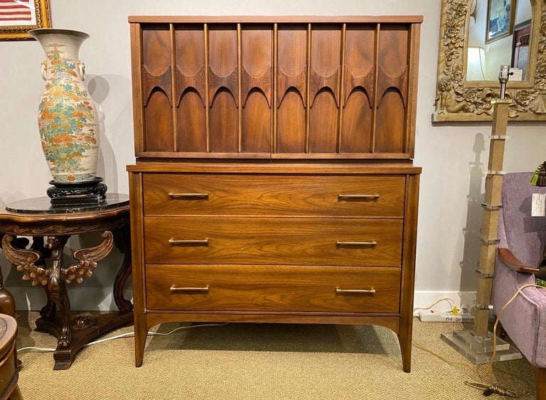 Kent Coffey Perspecta Mid-Century Modern Highboy Dresser at 1stDibs ...