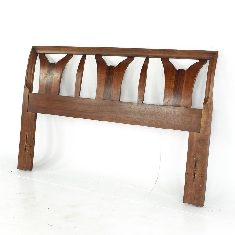 Kent Coffey Perspecta Mid Century Queen Walnut Headboard For Sale at ...
