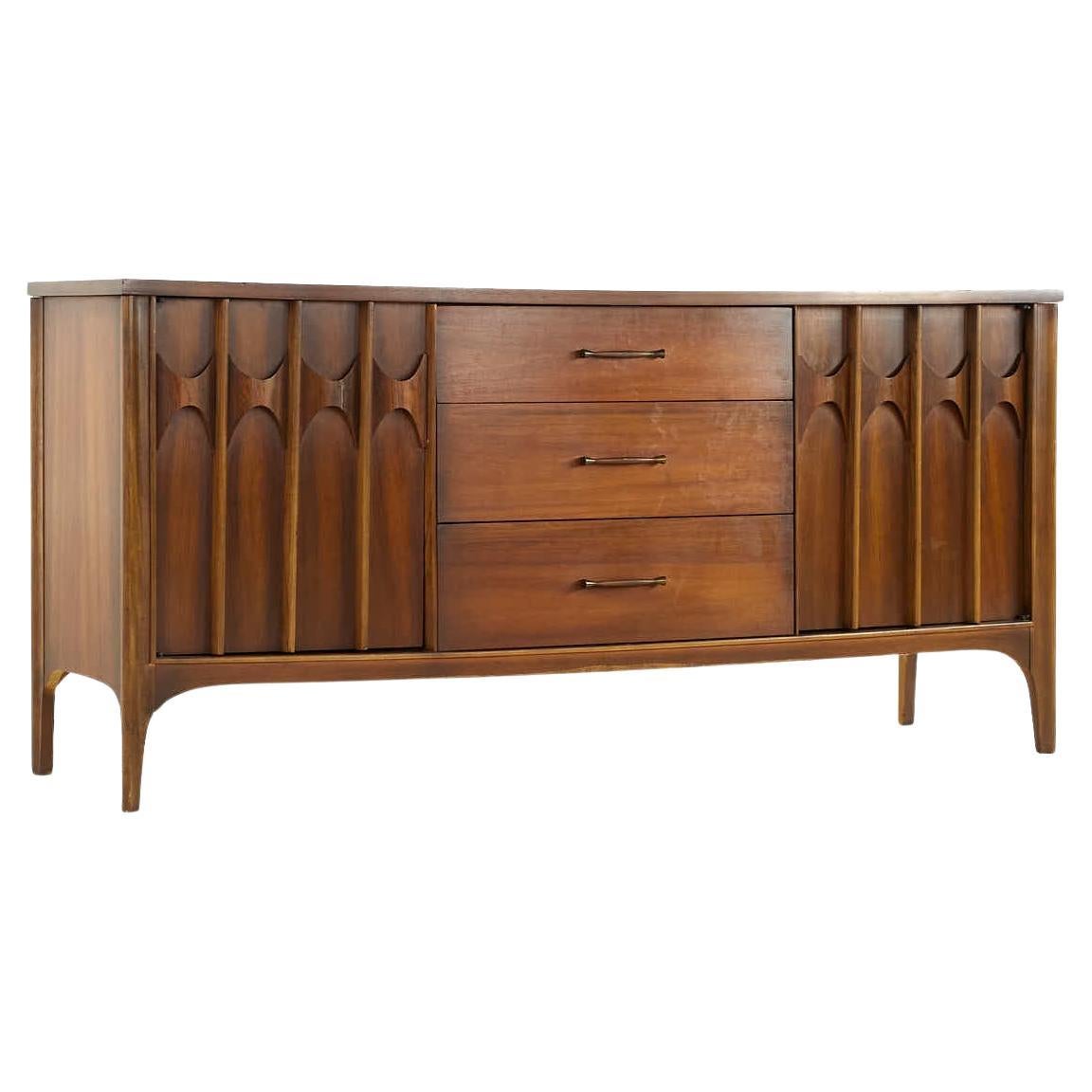 Kent Coffey Perspecta Mid Century Walnut and Rosewood Gentlemans Chest ...