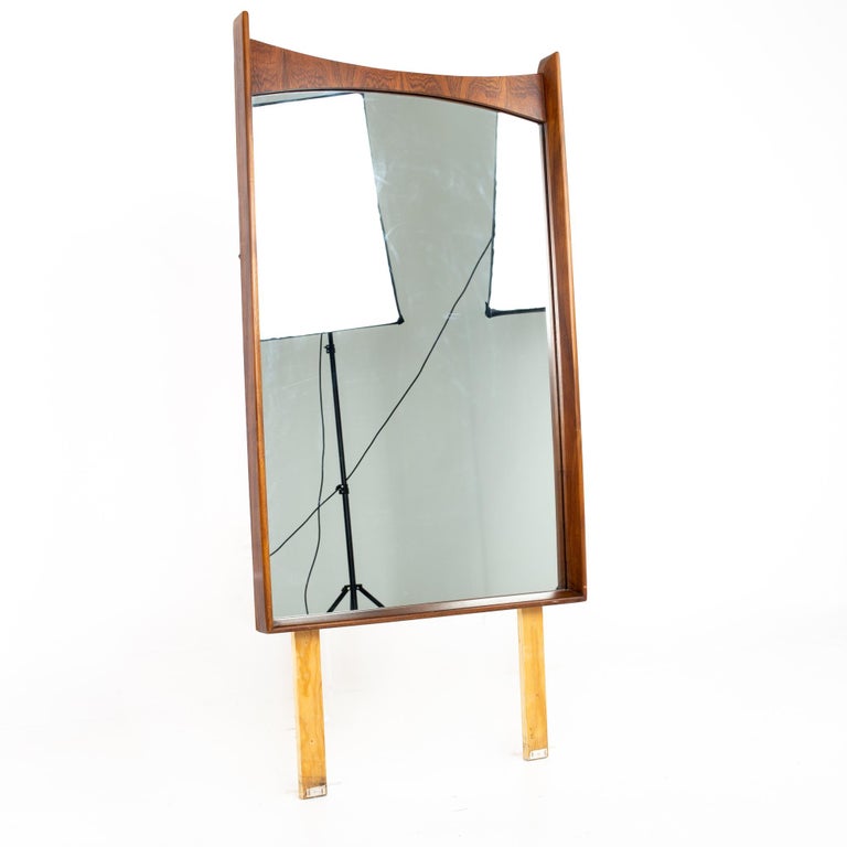 Kent Coffey Perspecta Mid Century Walnut and Rosewood Mirror For Sale ...