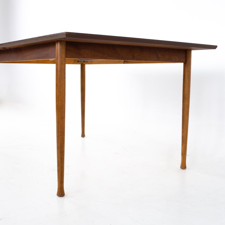 Kent Coffey Perspecta Mid Century Walnut Surfboard Dining Table at 1stDibs