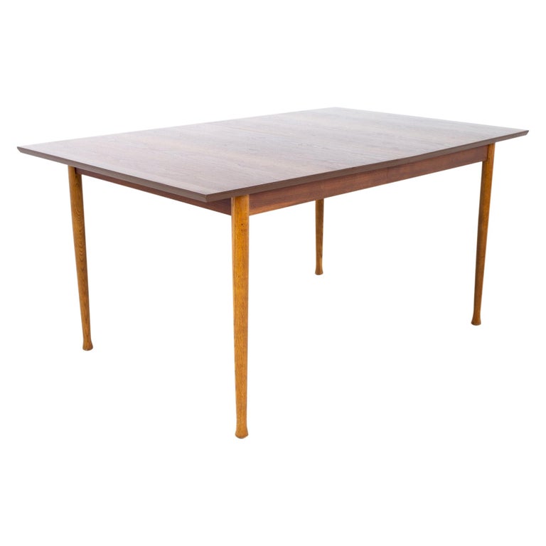 Kent Coffey Perspecta Mid Century Walnut Surfboard Dining Table at 1stDibs