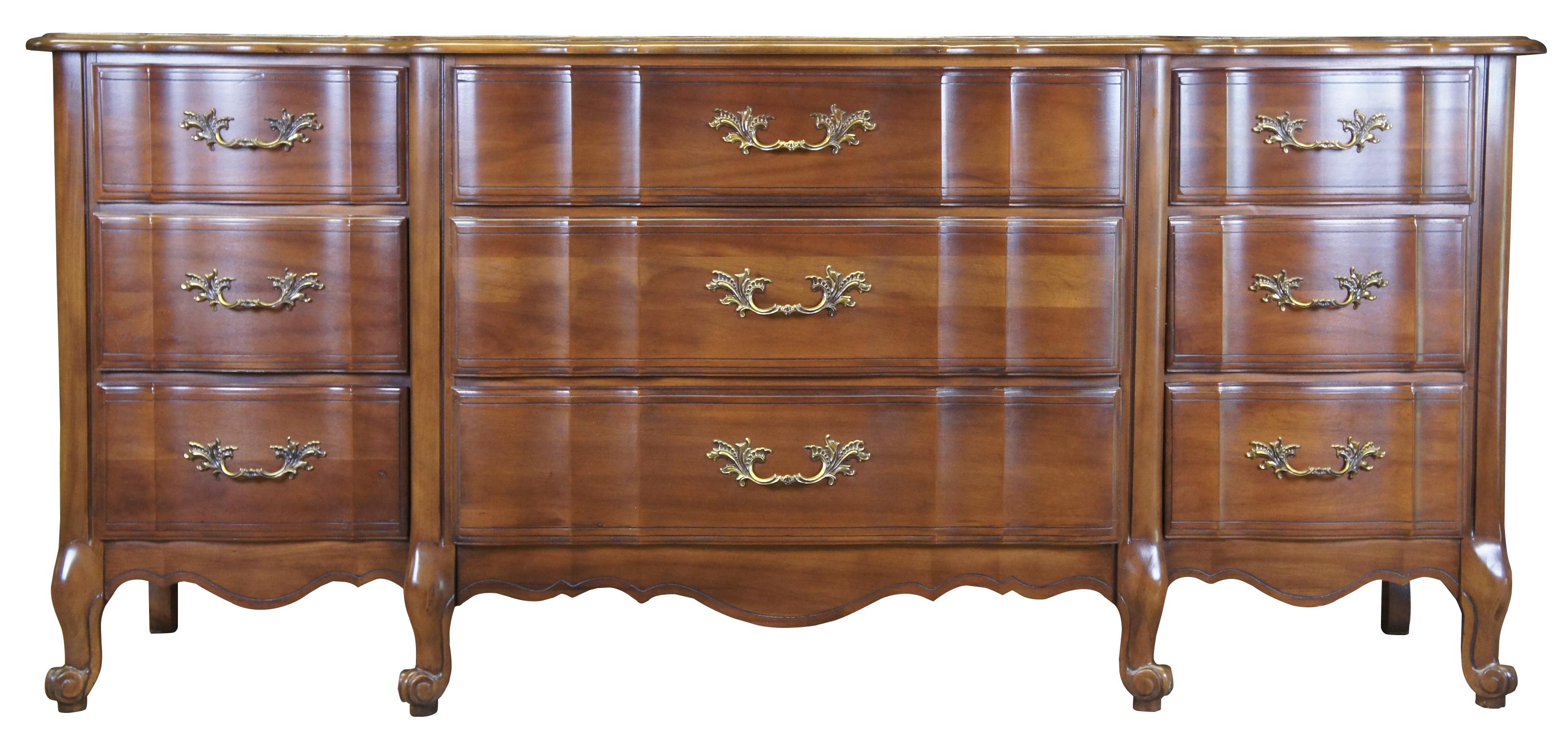 Kent Coffey Serpentine Fruitwood Dresser Marquee French Sideboard ...
