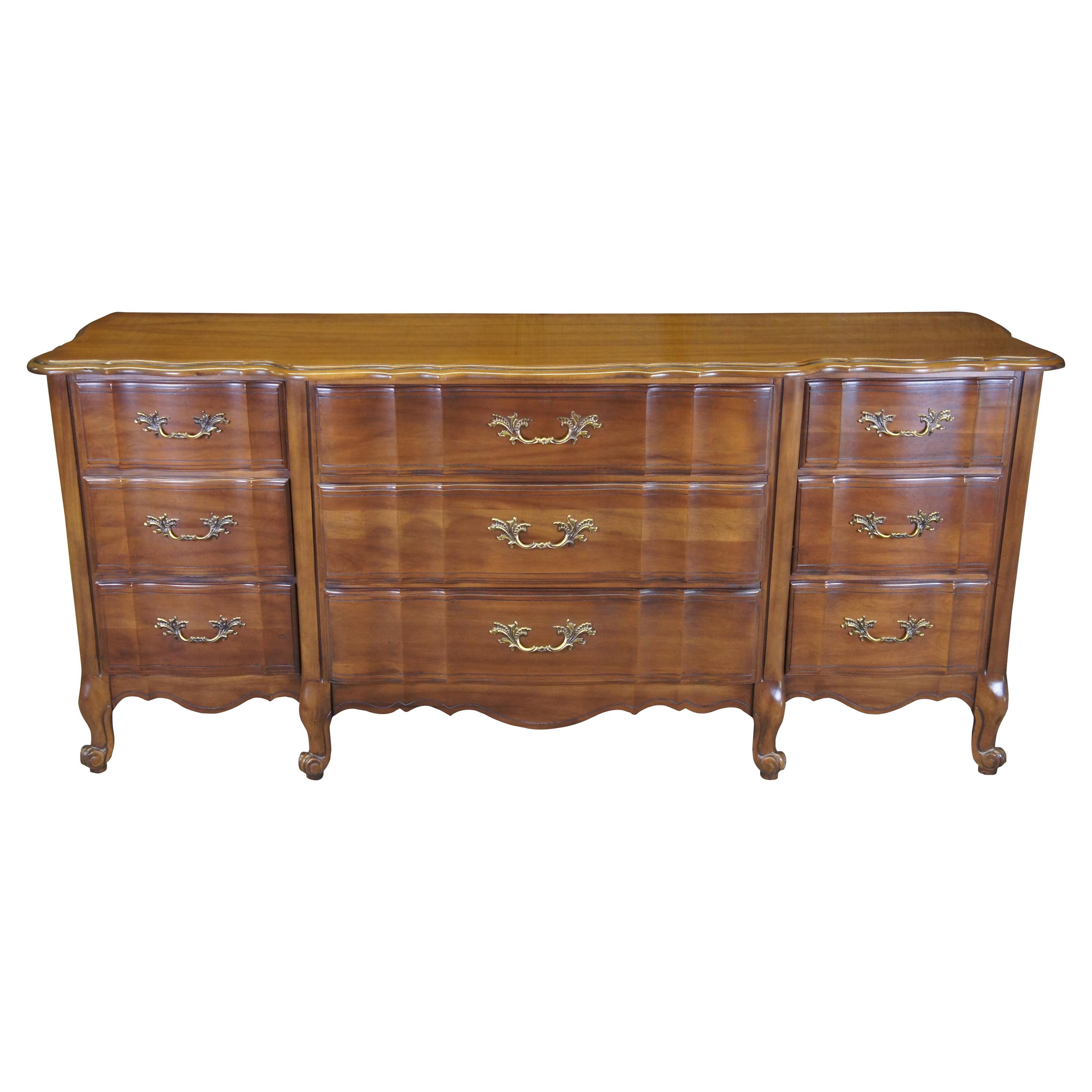 Kent Coffey Serpentine Fruitwood Dresser Marquee French Sideboard ...