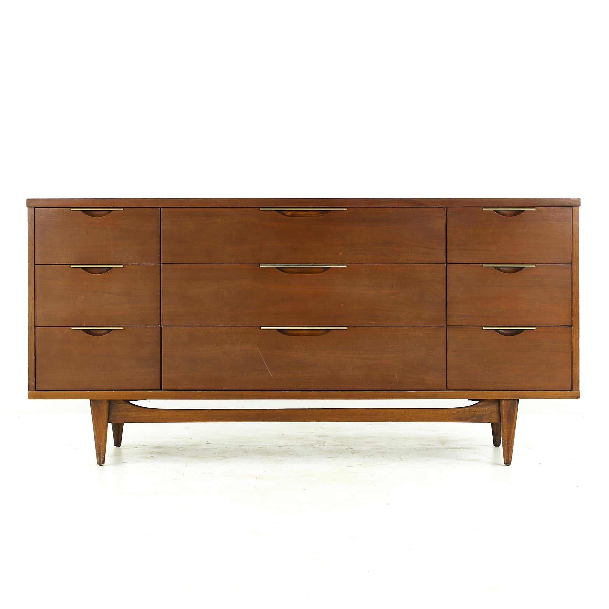 Kent Coffey Tableau Midcentury Lowboy Big Version For Sale at 1stDibs