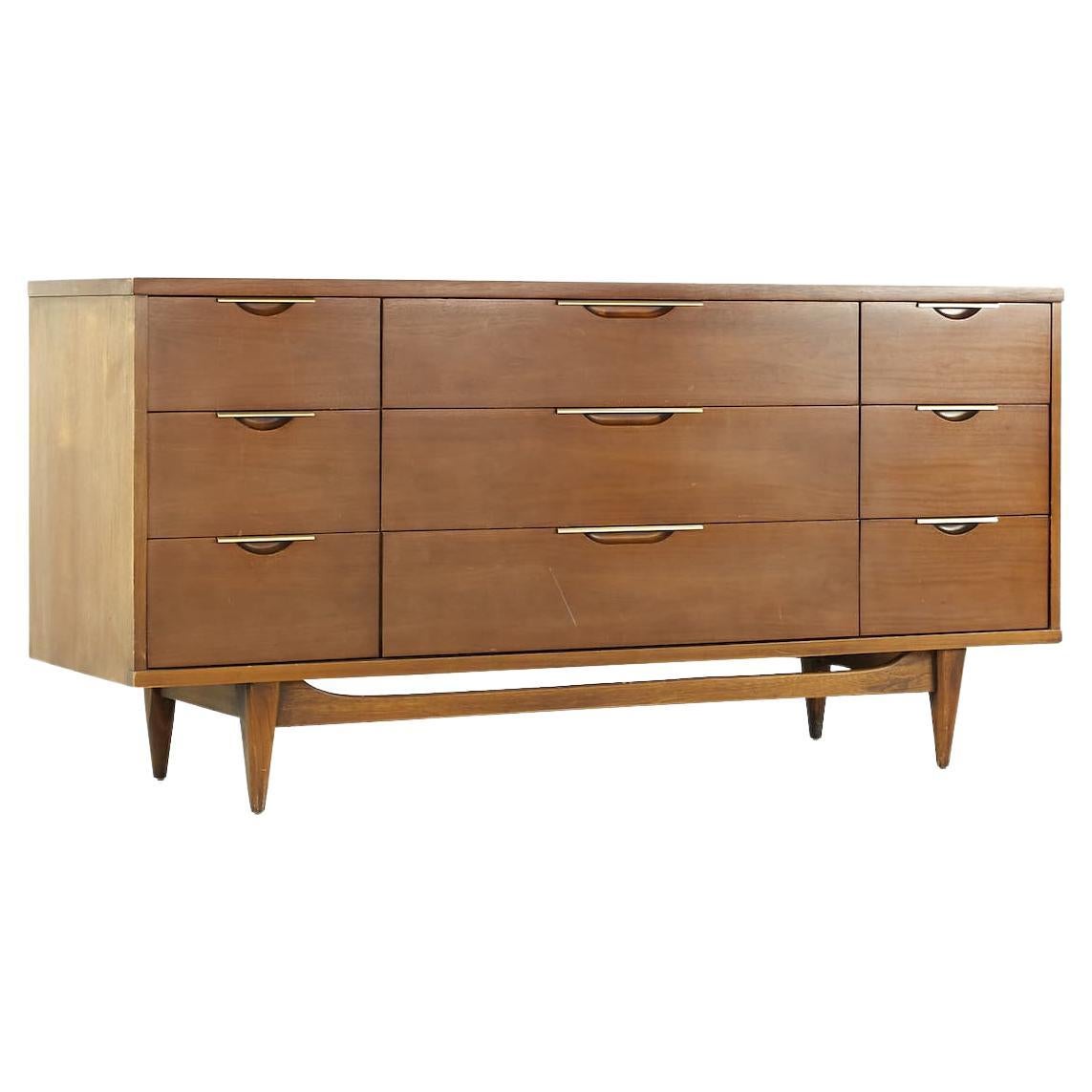 Kent Coffey Tableau Midcentury Lowboy Big Version For Sale at 1stDibs