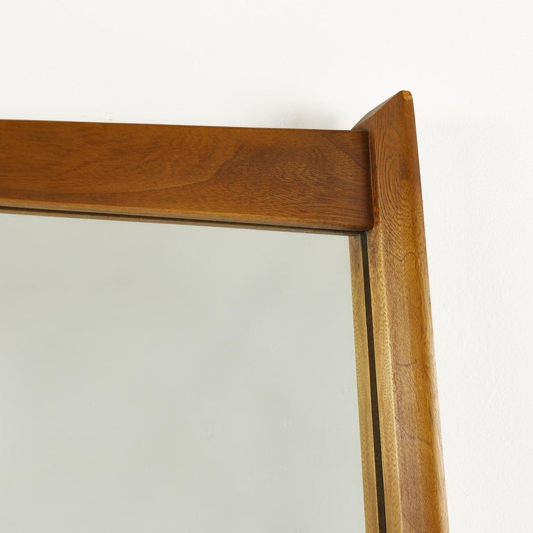 Kent Coffey Tableau Mid Century Walnut Mirror at 1stDibs | kent coffey ...