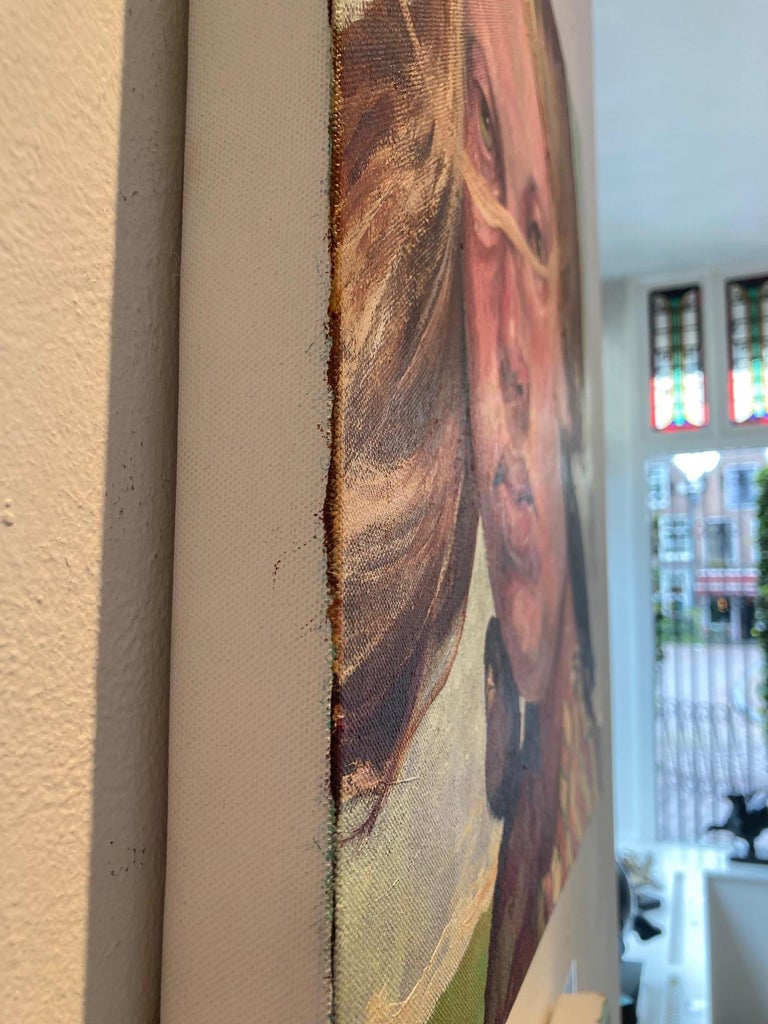 Kent Knowles - Plans Oil Painting on Canvas Contemporary Colourful Art ...