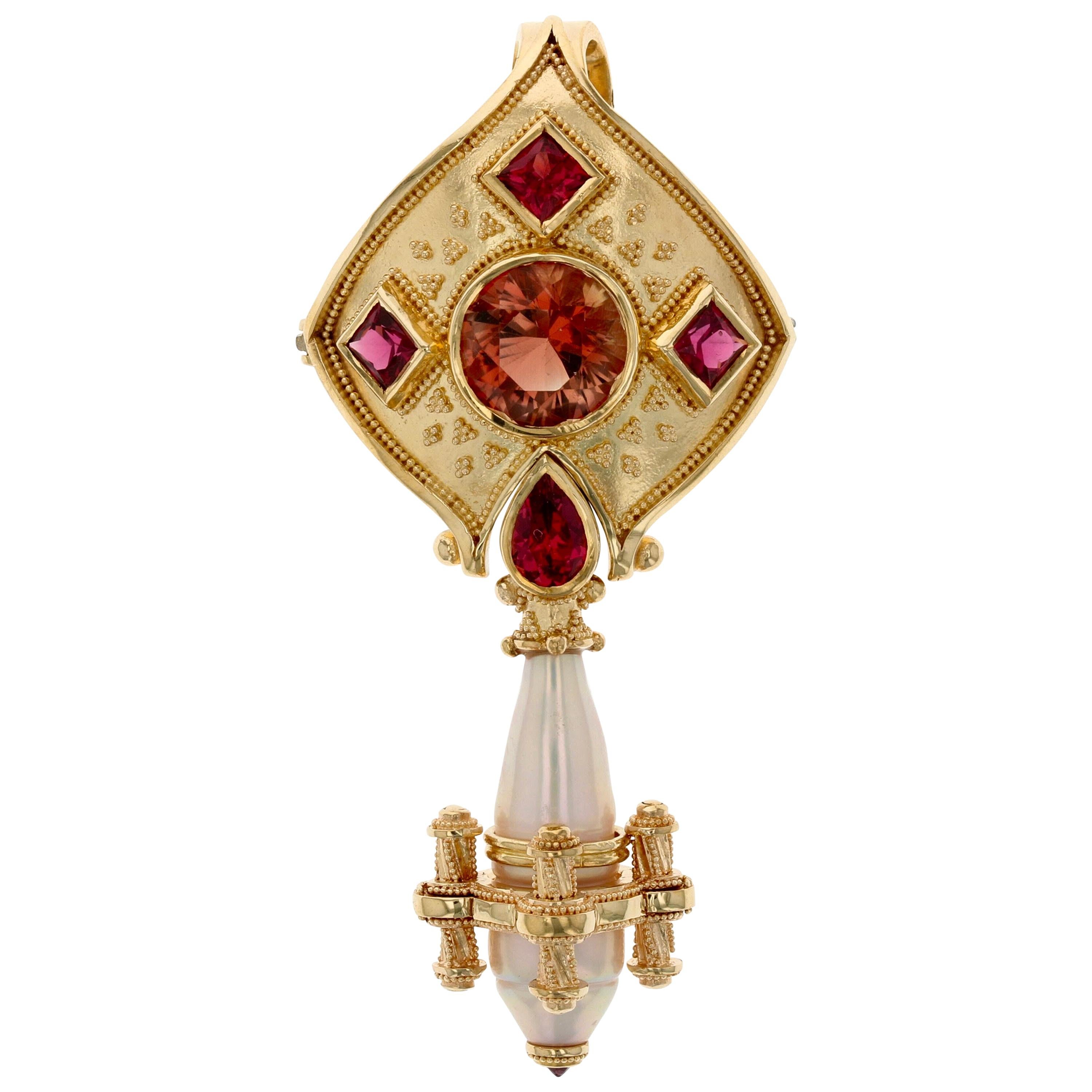 Exolette Royston Turquoise 14k Gold Pendant on Jade Turquoise and ...