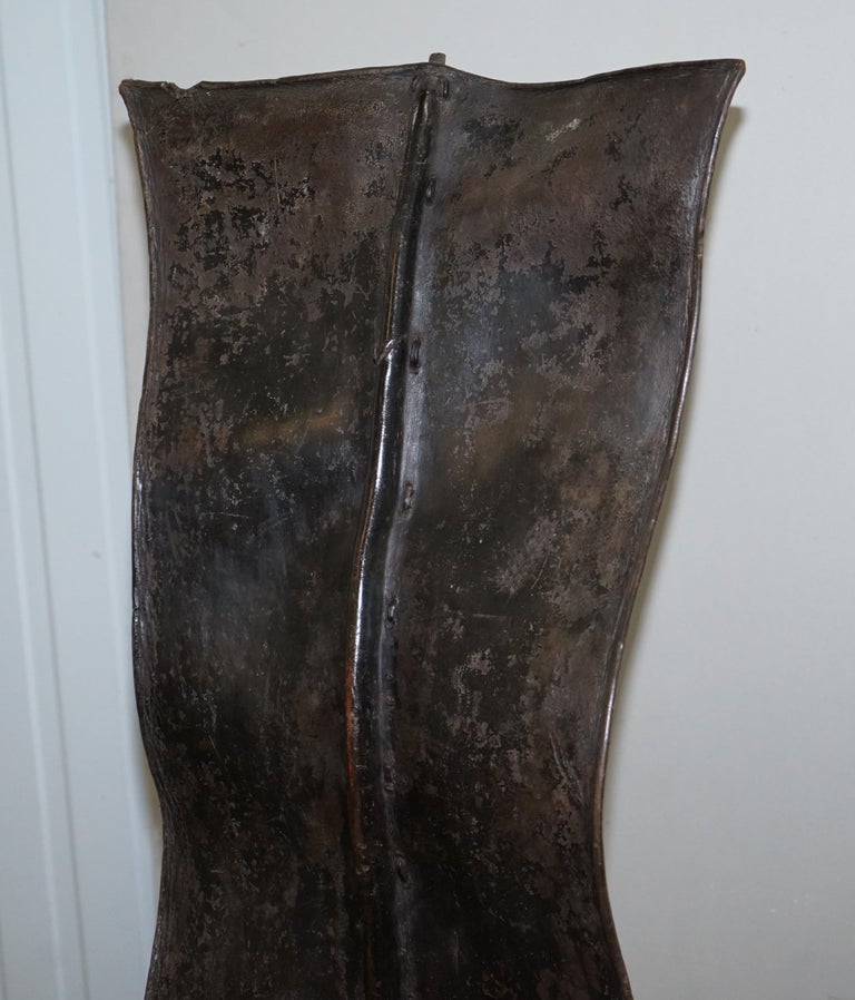 Kenyan African Turkana Leather and Iron Fighting Shield Regency ...