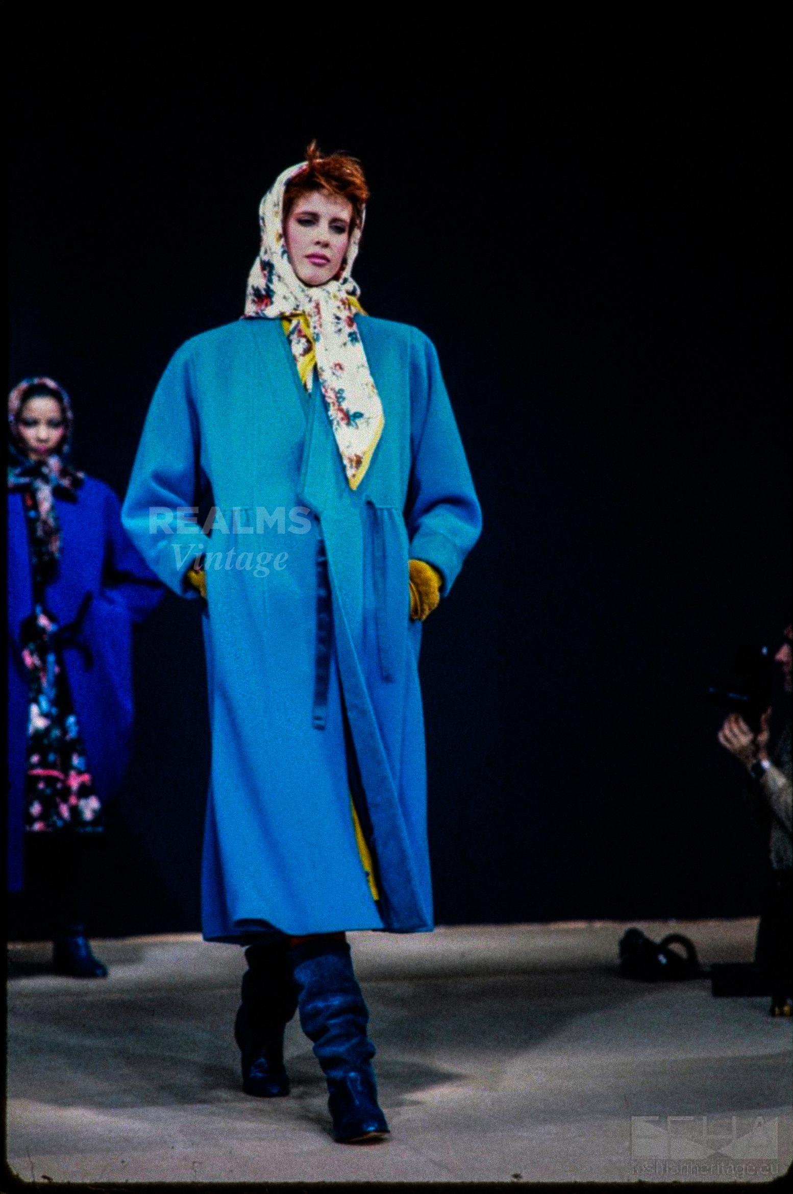KENZO FW 1982/83 Archival Wool Coat Japanese Jacket Documented For Sale ...