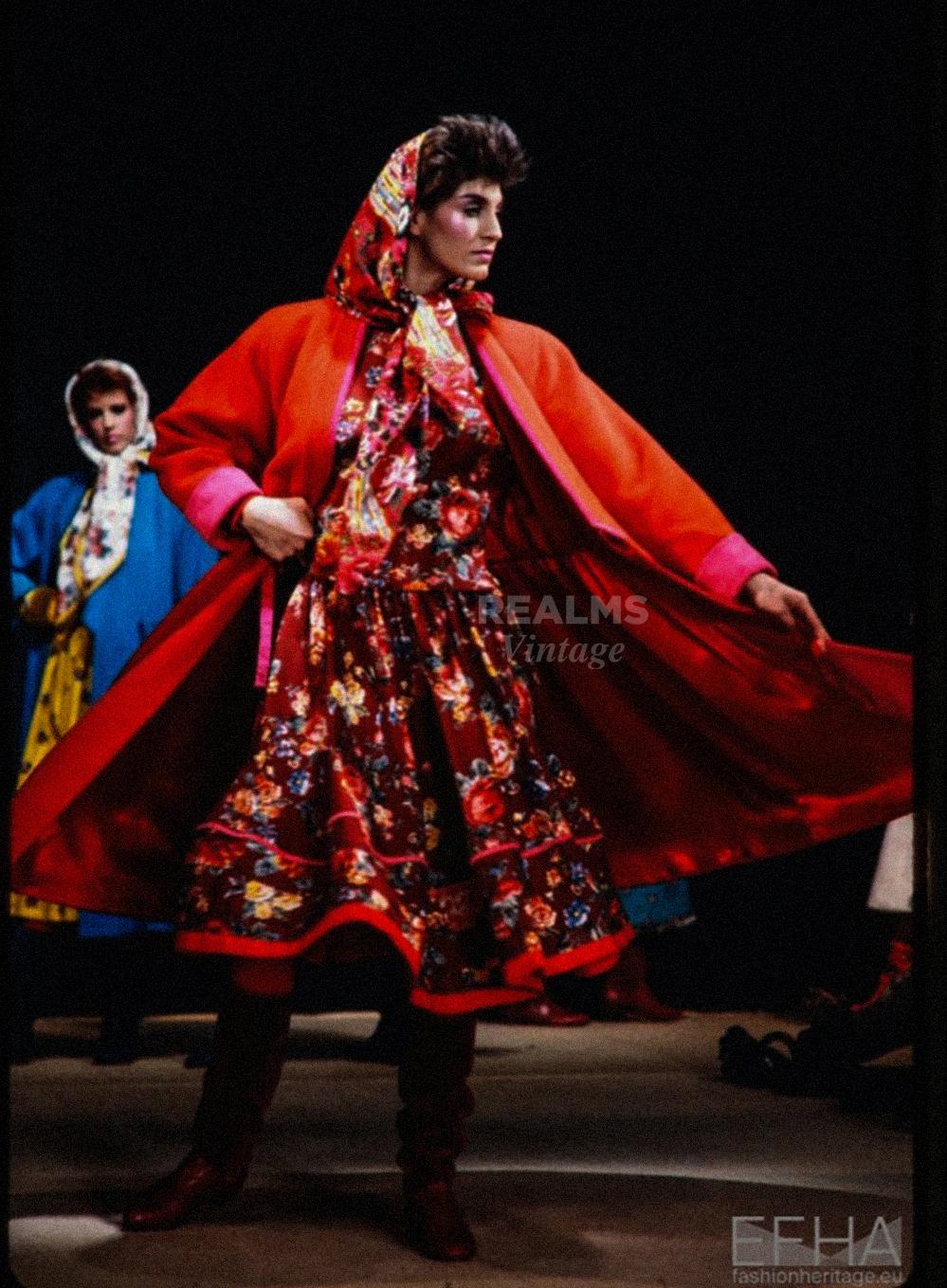 KENZO FW 1982/83 Archival Wool Coat Japanese Jacket Documented For Sale ...