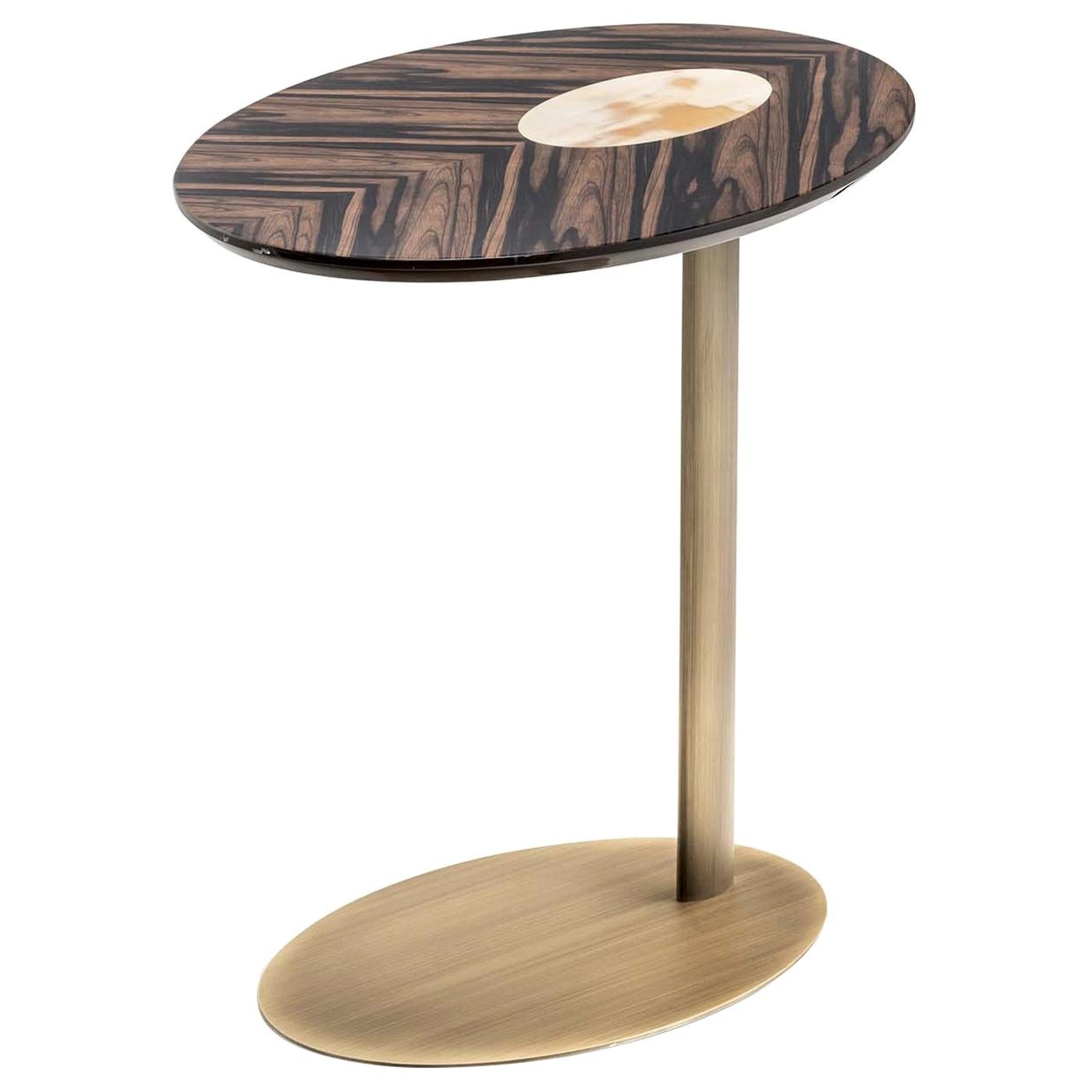 Apollo Side Table in Bronzed Metal For Sale at 1stDibs