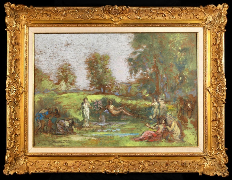 Ker Xavier Roussel - Fete Champetre - Symbolist Figurative Oil Painting ...