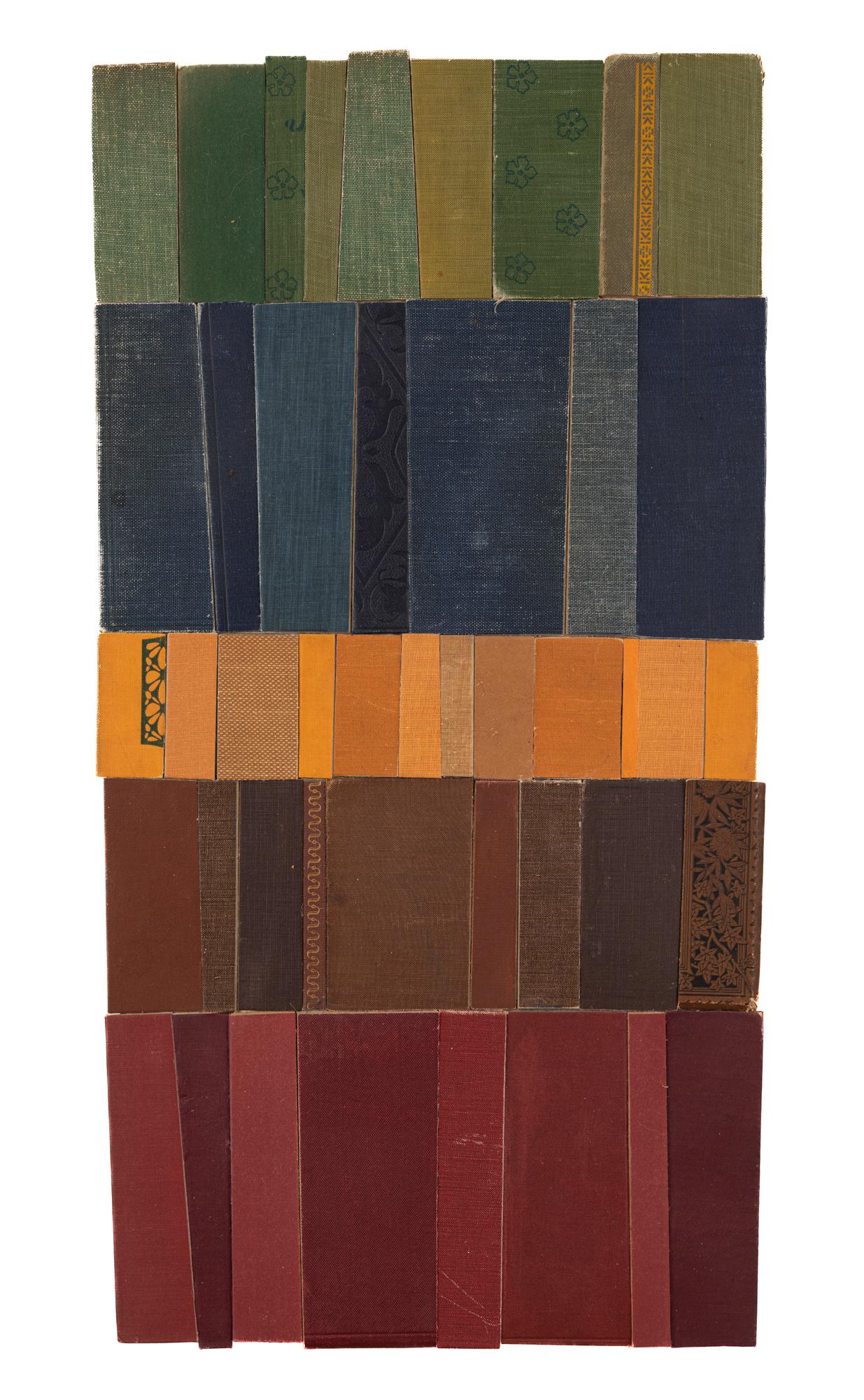 Kerith Lisi - "Chapters" A Neutral Hard Cover Book Collage on Wood ...