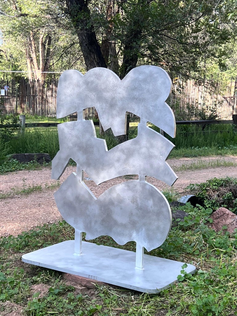 Kerry Green - Cloudy, aluminum, sculpture, by Kerry Green, silver ...